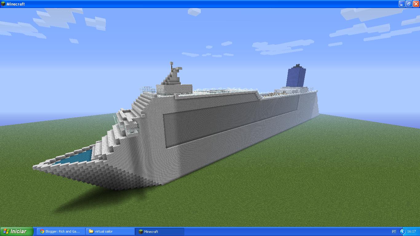 Rick and Games: criaçao de navios no minecraft