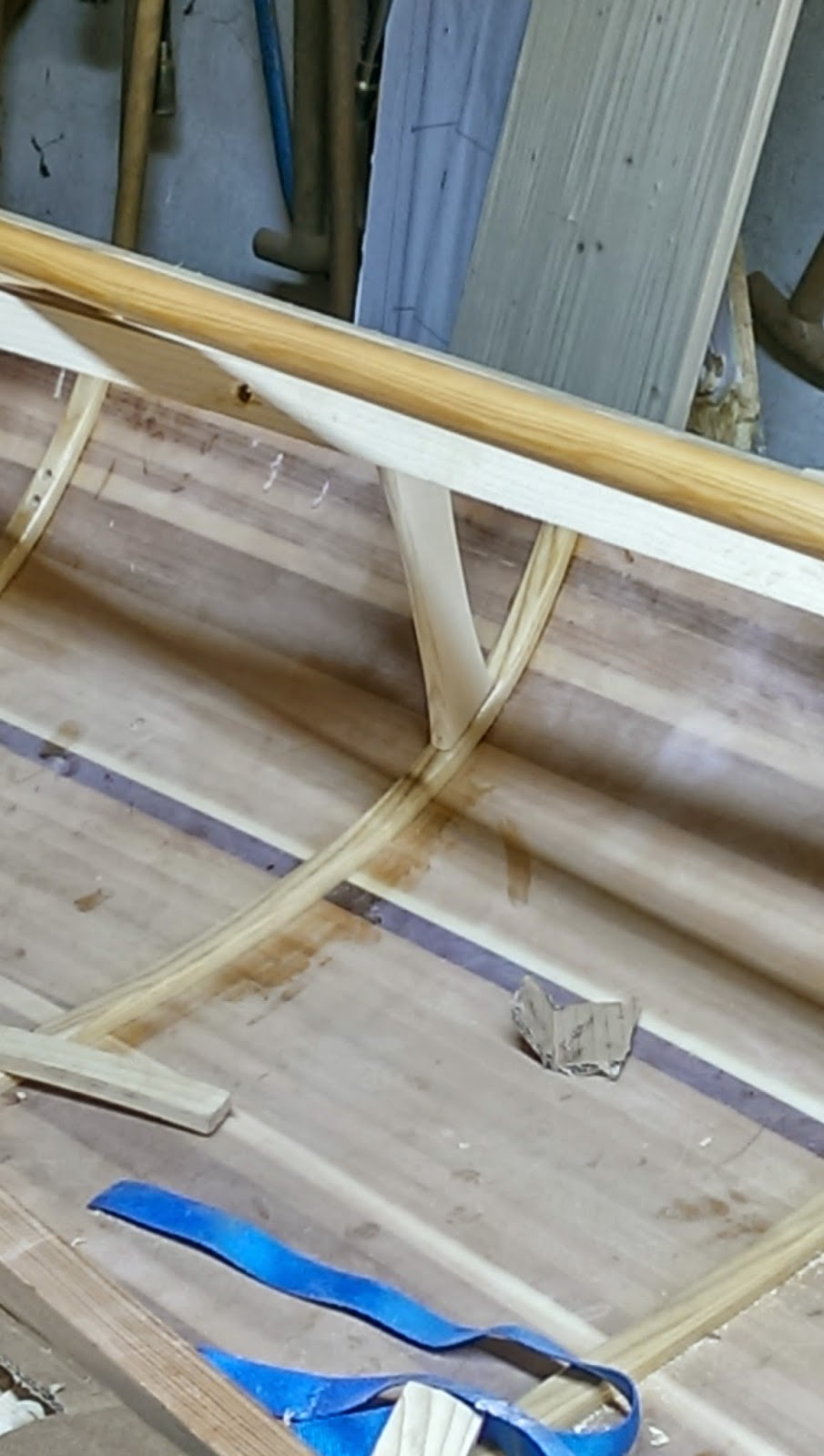 Building a 16' East Coast Melonseed Skiff: Frames for the Bulkhead ...