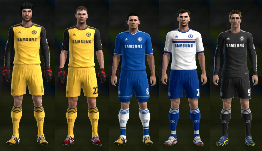 Chelsea 13-14 Kit Set by Cuky - PES Editing Corner