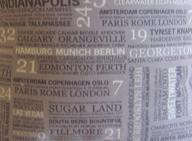 Ticking And Toile ~your Hometown Typography Pillows~