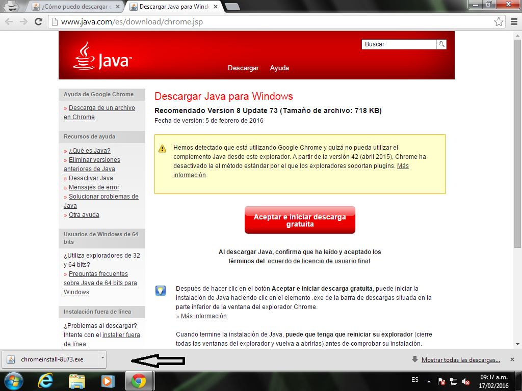 Programación y Desarrollo Movil: Instalación de Java en Windows