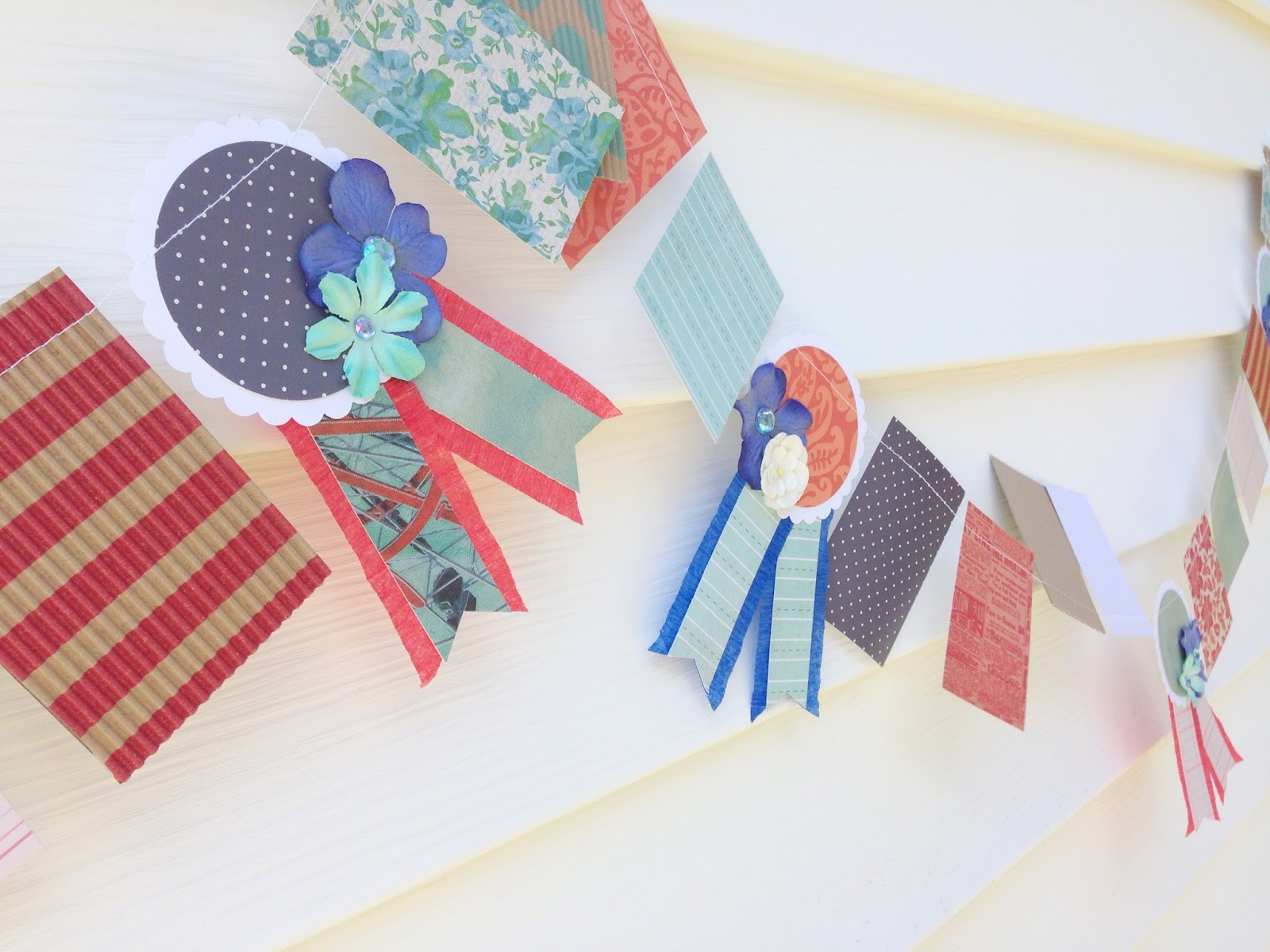 Precocious Paper: 4th of July Summer Bunting - DCWV