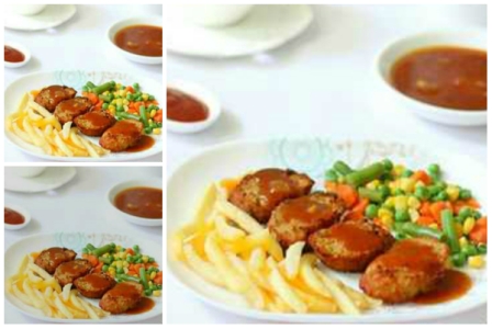 Resep Galantin Daging Sapi Saus Asam Manis - County Food