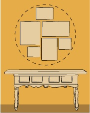 One Vintage Lane: Picture Placement for walls