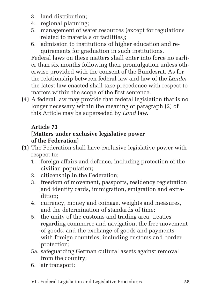 KNOWLEDGE FOR ALL: Basic Law of Federal Republic of Germany