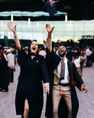 Photos: Former HIP TV presenter, Dayo Ephraim, graduates from US university