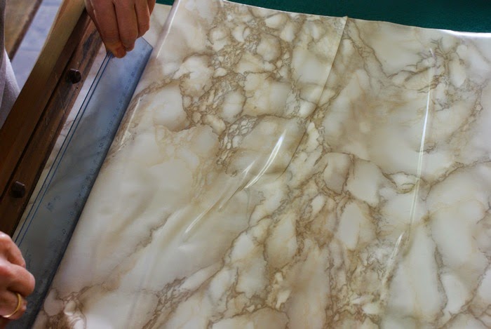 DIY MARBLE ANTIQUE WOODEN DISPLAY CABINET - Francine's Place Blog