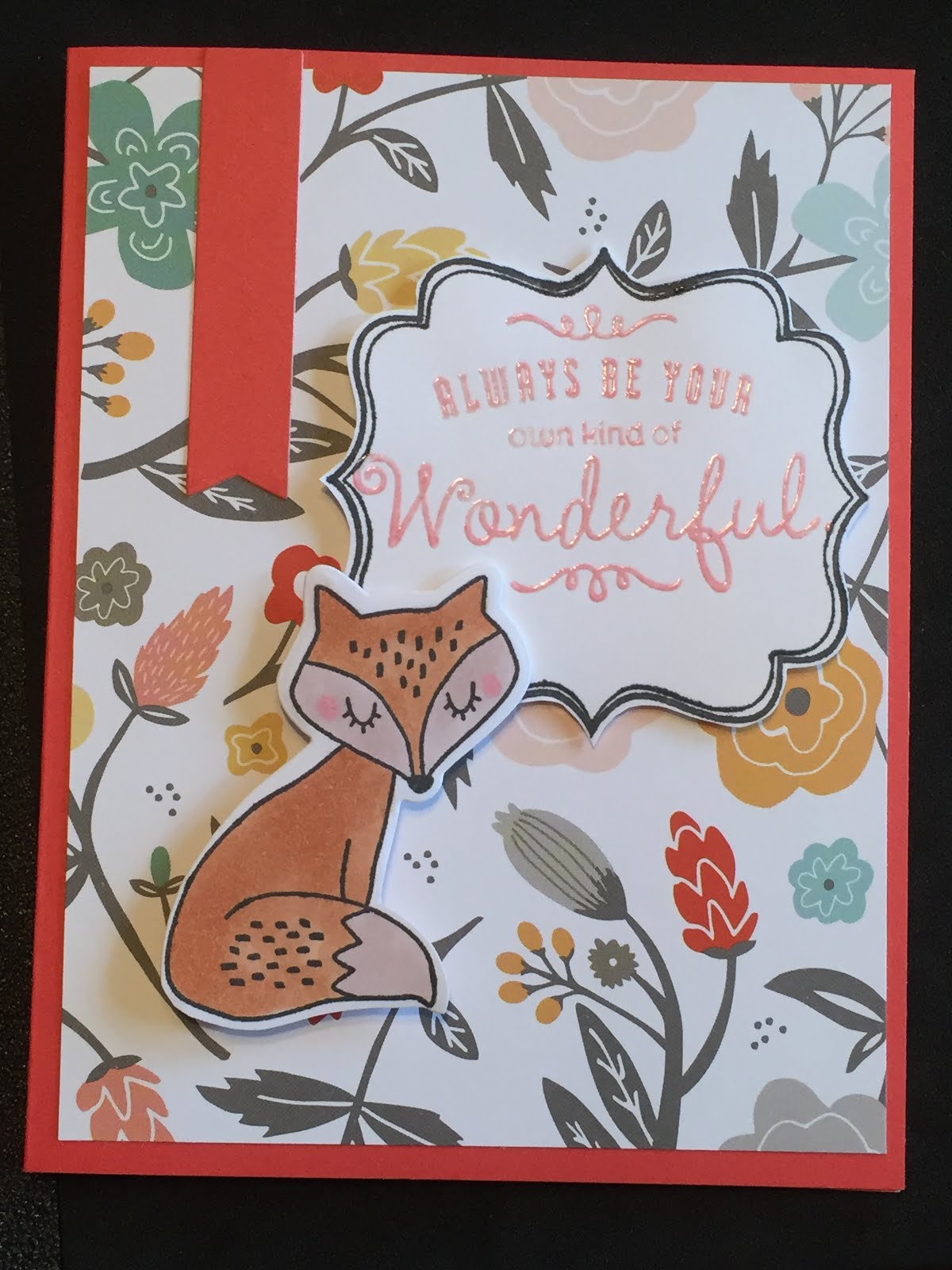 Just Sayin'...: CTMH Some Kind of Wonderful card