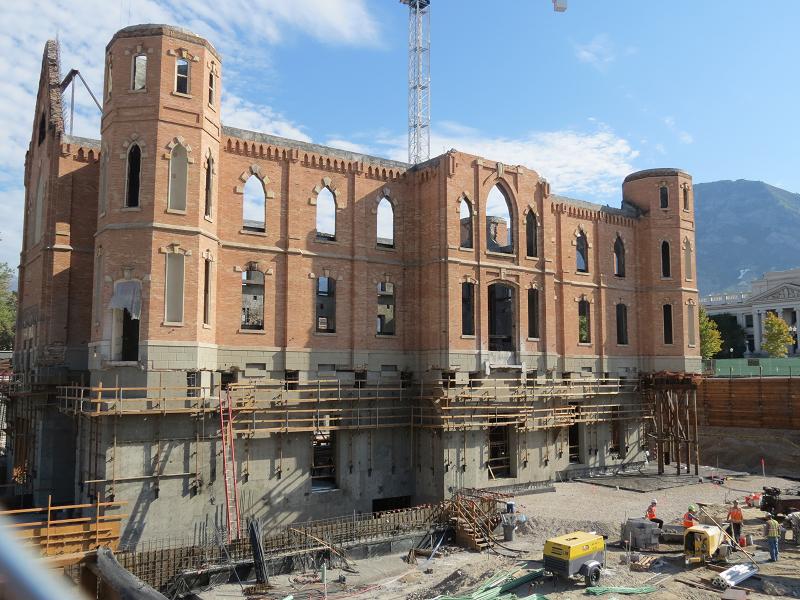 New Temple in Provo: Moving Right Along