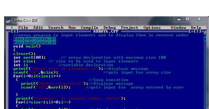 Practising C C And Java Programming With Examples Program To Enter Some Elements And Display