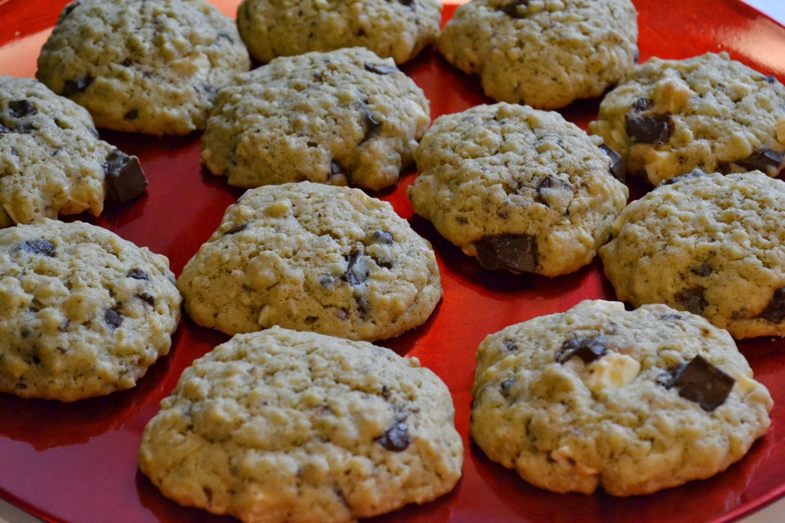 Cookies au chocolat noir et blanc