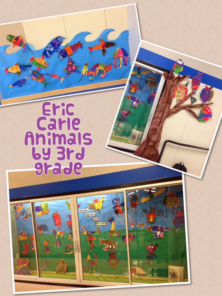 The Speckled Smock at Polser Elementary: Painting Texture like Eric Carle