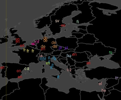 Map of the Week: Animated Map of Wikipedia Edits