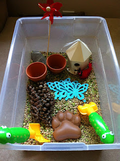 Make at home momma: July/August sensory bin