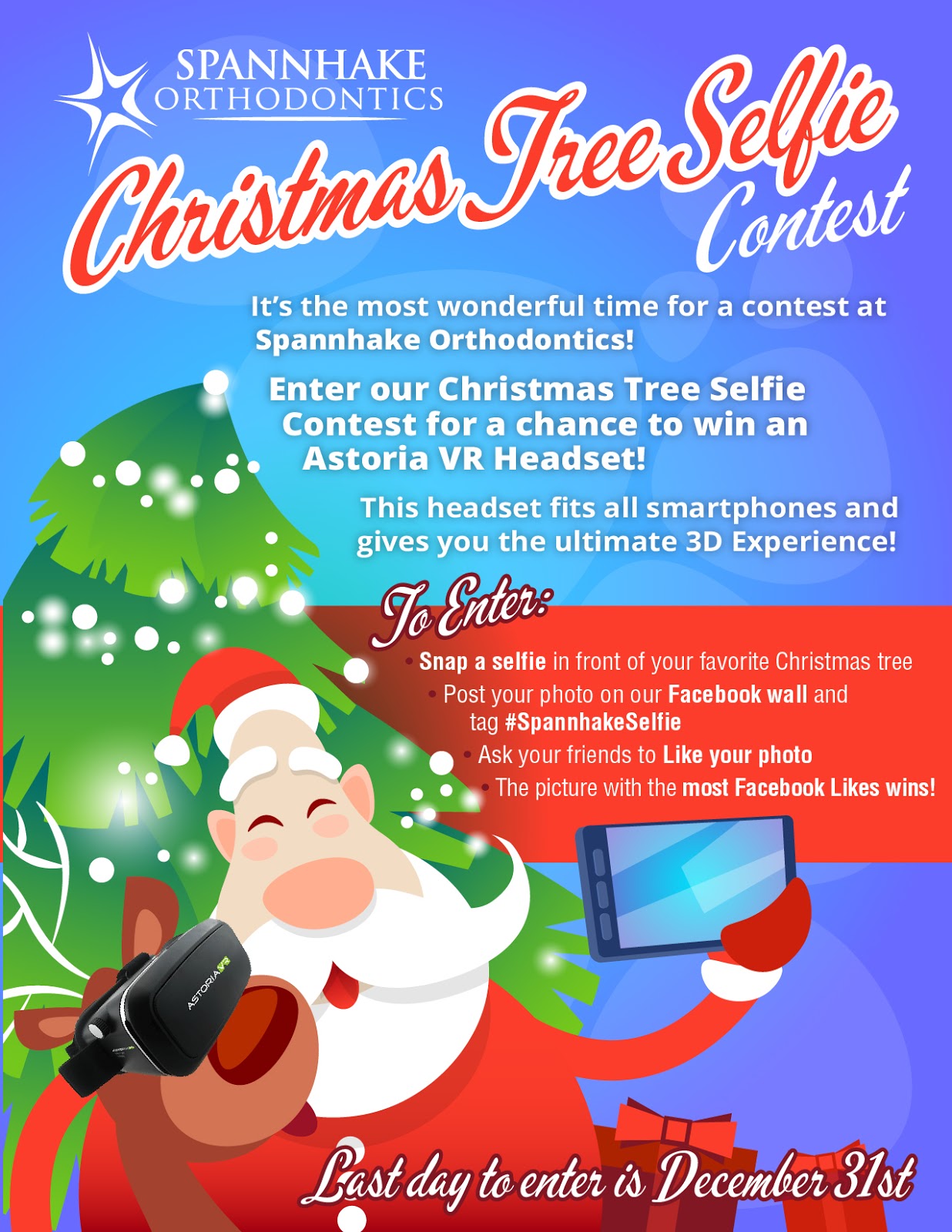 Spannhake Orthodontics : NEW CONTEST ALERT | Christmas Tree Selfie