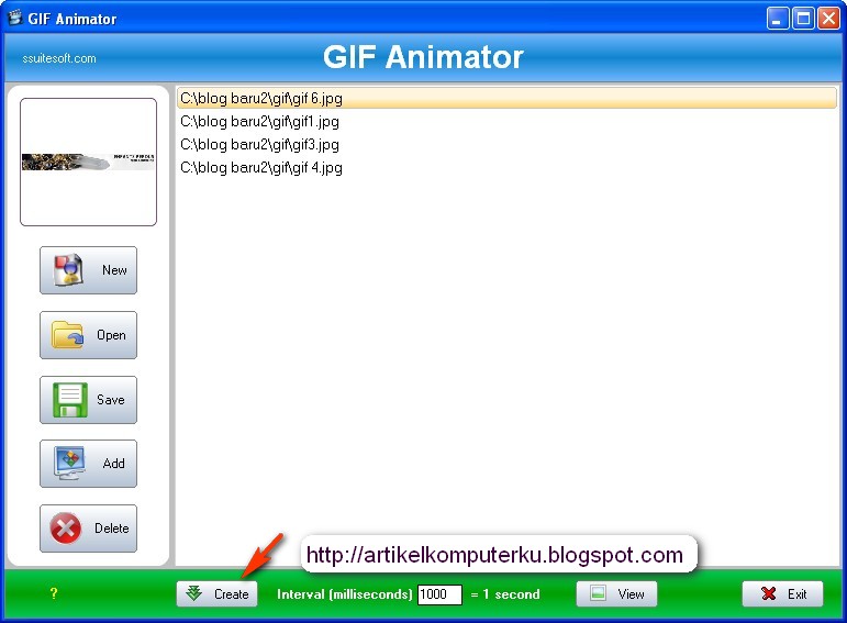 Membuat animasi gif menggunakan software gif creator gratis | KULIAH ...