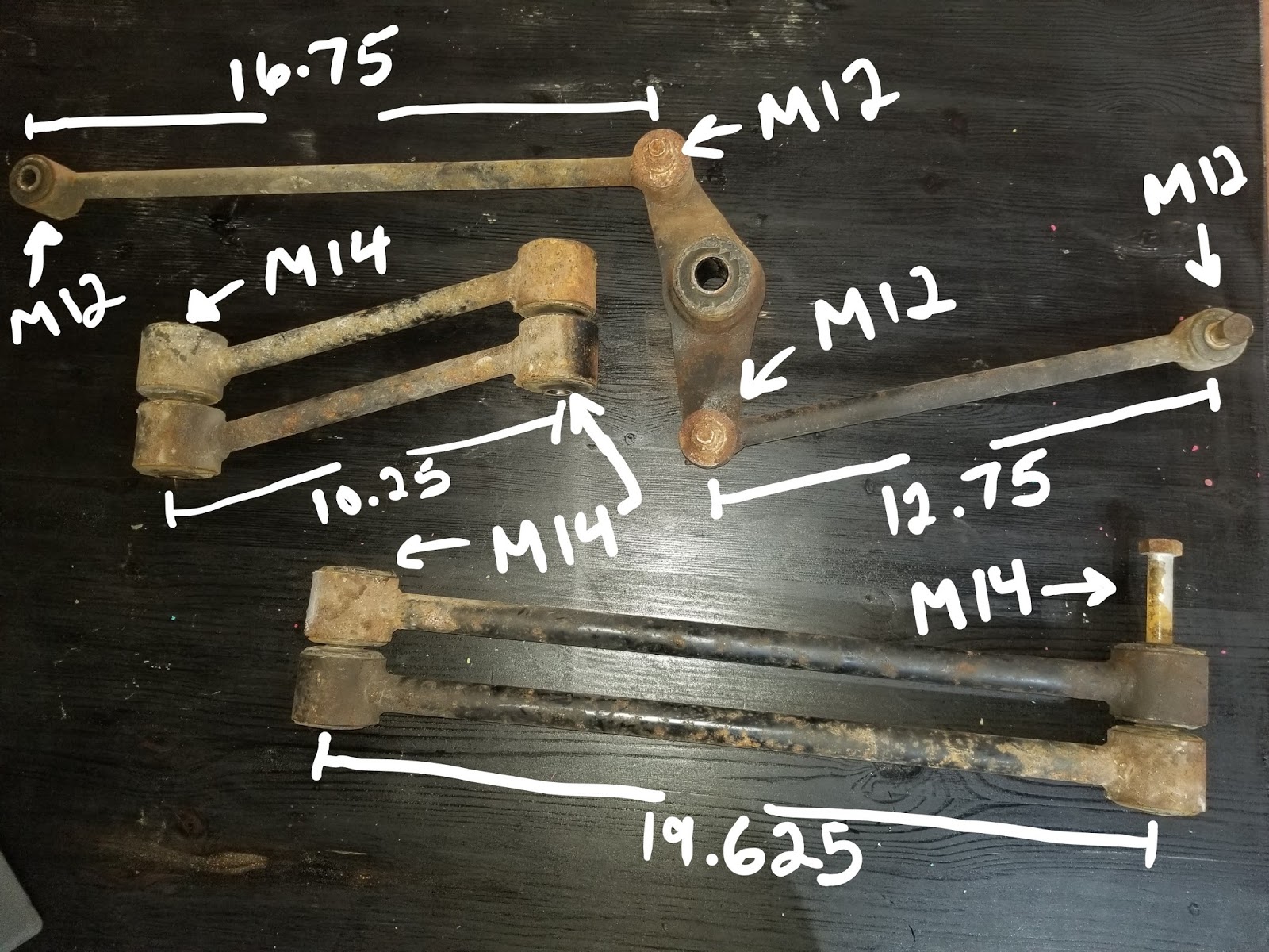 Insane Saki's Idea Station: 4 Link And Watts link DIY adjustable Links