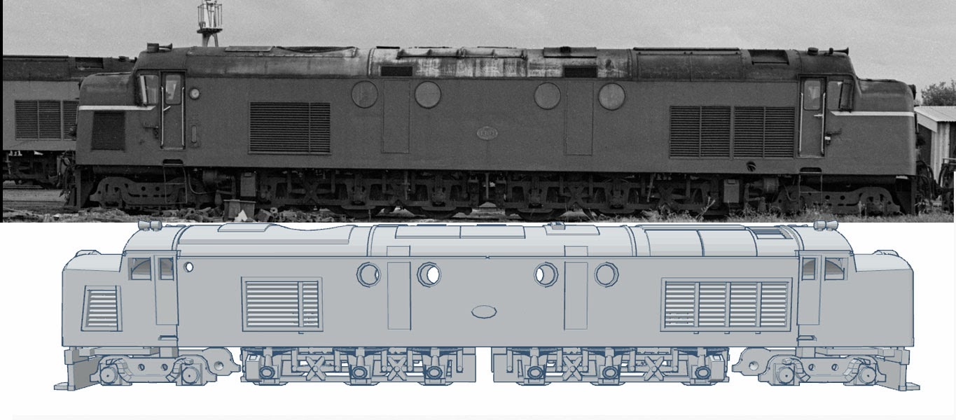New Zealand Railway Models (Kiwi Trains): NZ120 eeDF receives sideframes