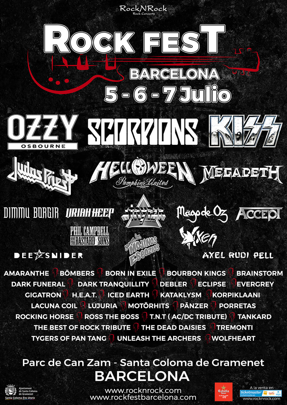 Rock Fest Barcelona 2018 cierra su cartel con la incorporación de 5 ...