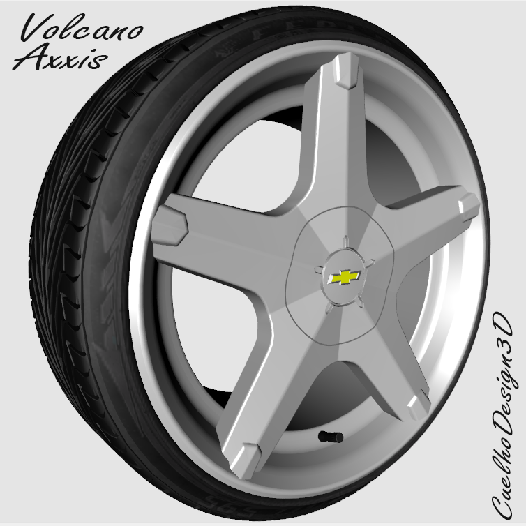 Roda: Volcano Axxis - CuelhoDesign3D