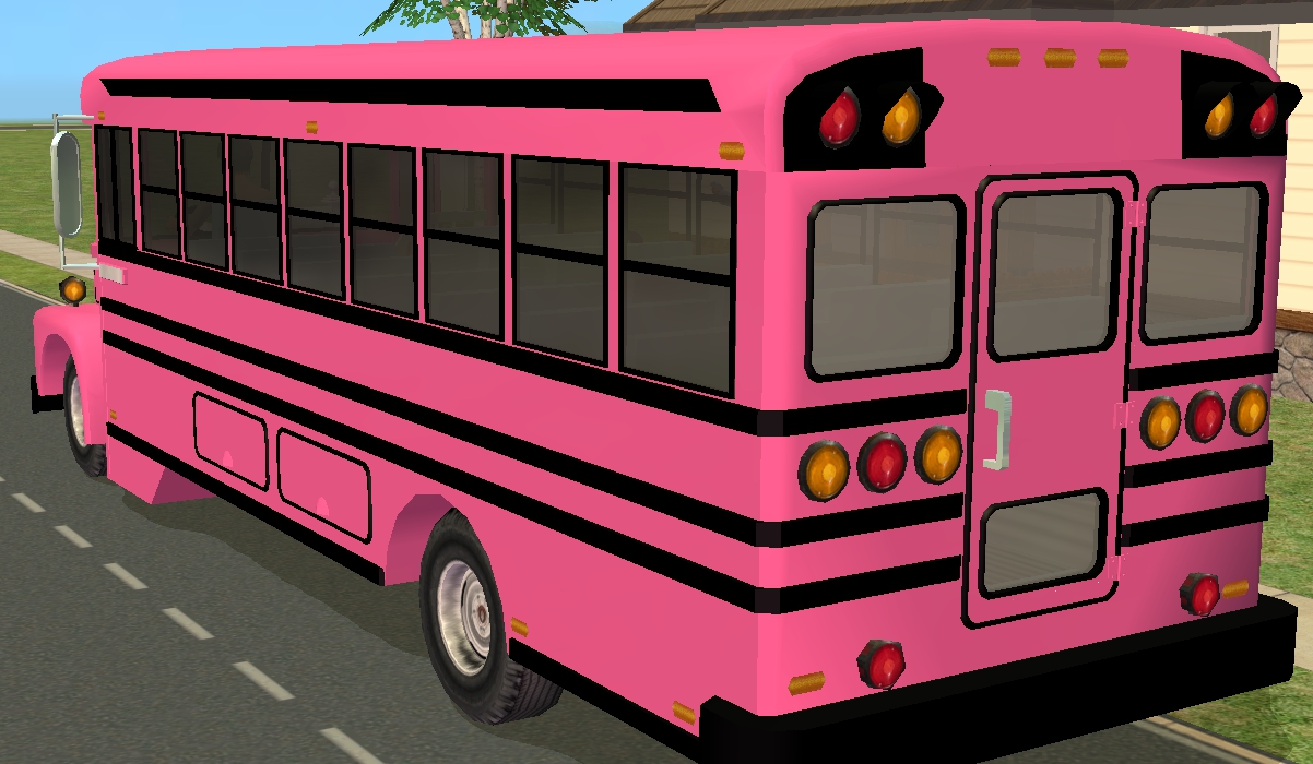 TheNinthWaveSims: The Sims 2 - Default Replacement School Bus In LACK ...