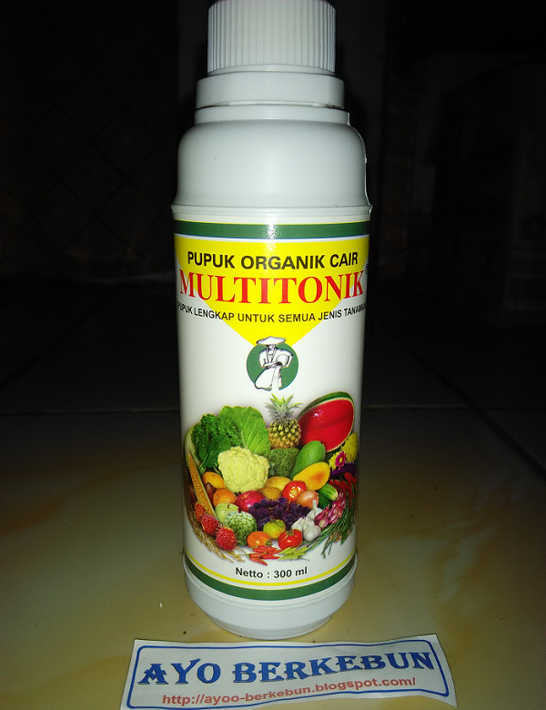 Pupuk organik cair Multitonik - Ayo-Berkebun