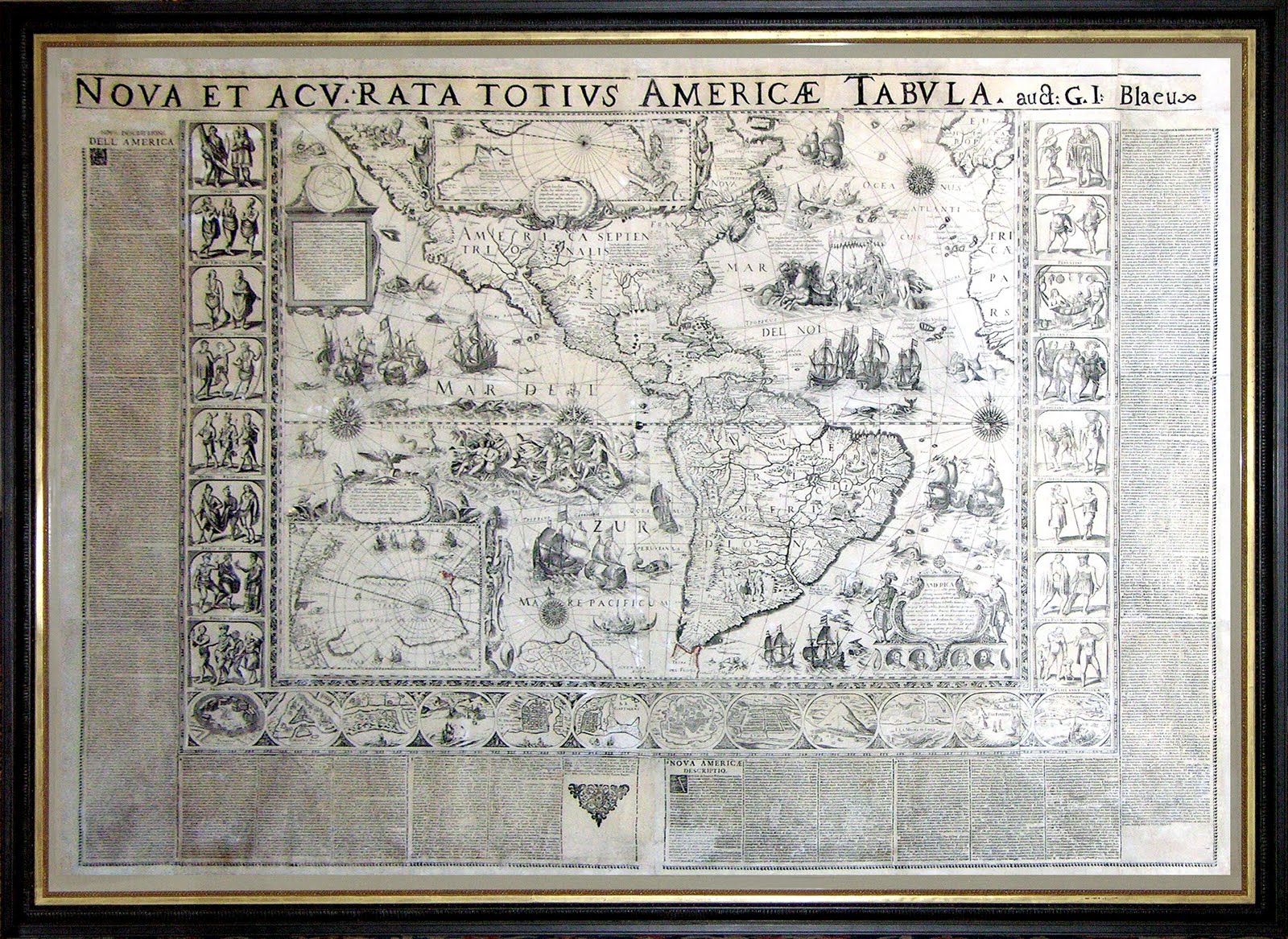 Maps of the Day: Set of Continents by William Janszoon Blaeu (1571-1638)