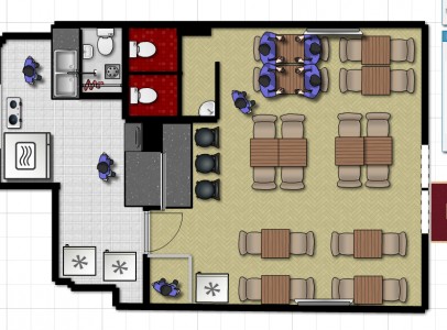 Barboni Pizzaria: Layout