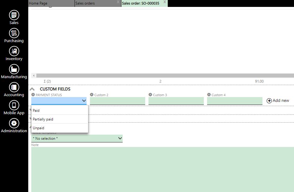 Custom-fields-drop-down-list - ERPAG