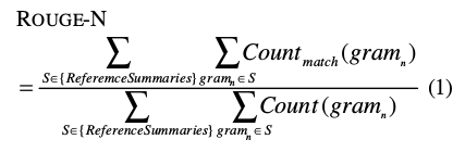 Text Summarization : Evaluating summaries with the ROUGE tool