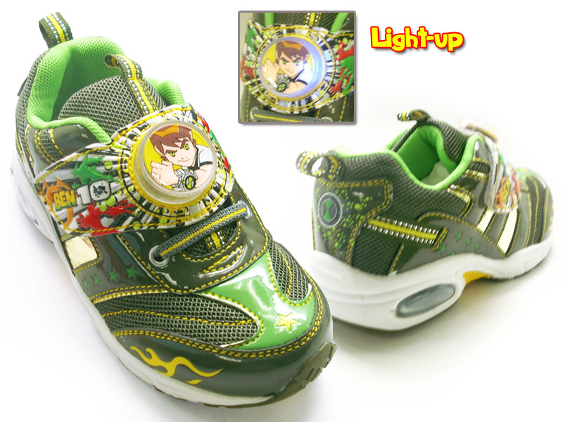 Kids Shoes Master: Ben 10 Kids Boys Running School Shoes Ligh-up ...