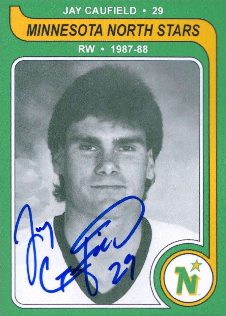 Minnesota Sports Autograph Project: JAY CAUFIELD