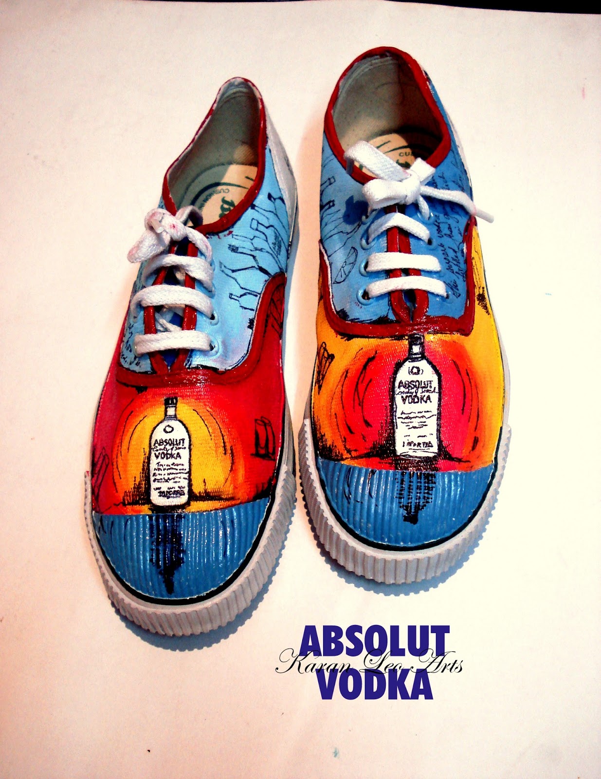Attraversiamo - Let's cross over .: Absolut Vodka Shoes.