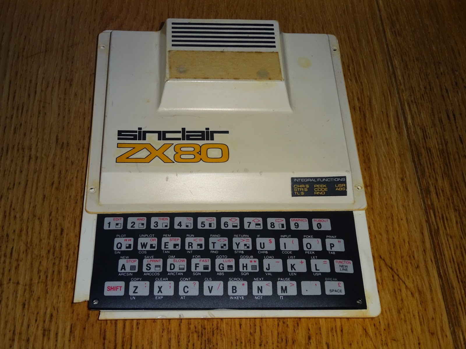 Tynemouth Software: ZX80 Keyboard Overlays