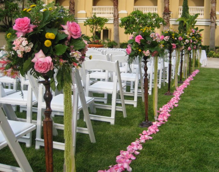 Garden wedding flowers