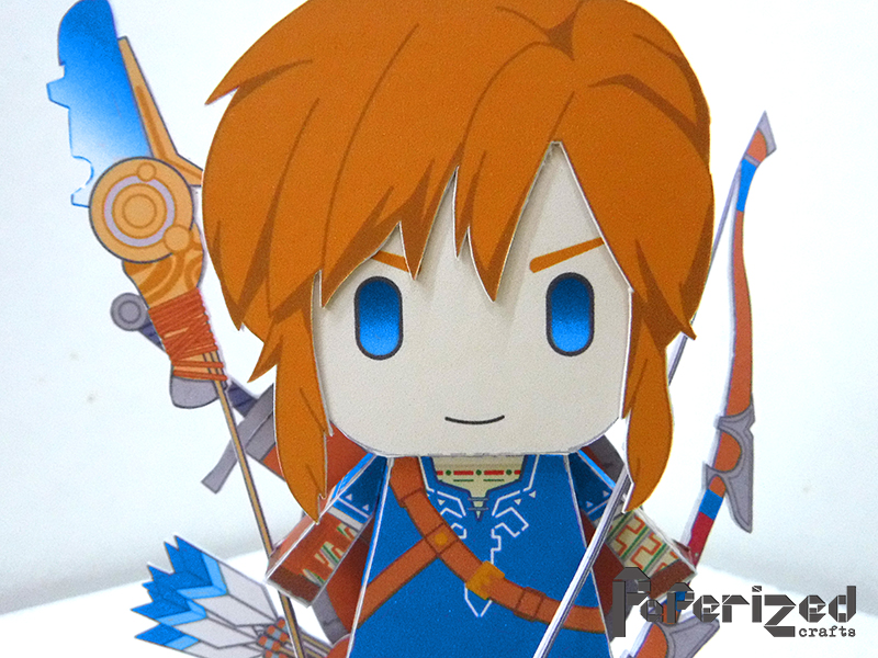 The Legend of Zelda: Breath of the Wild - Link Papercraft | Paperized ...