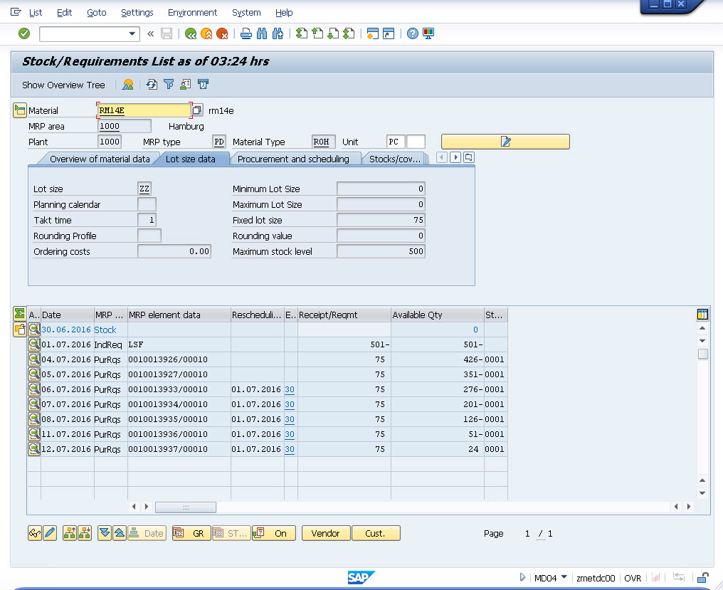 青蛙SAP分享 Froggy's SAP sharing: Question no 3220 : Deduce a Lot Size ...