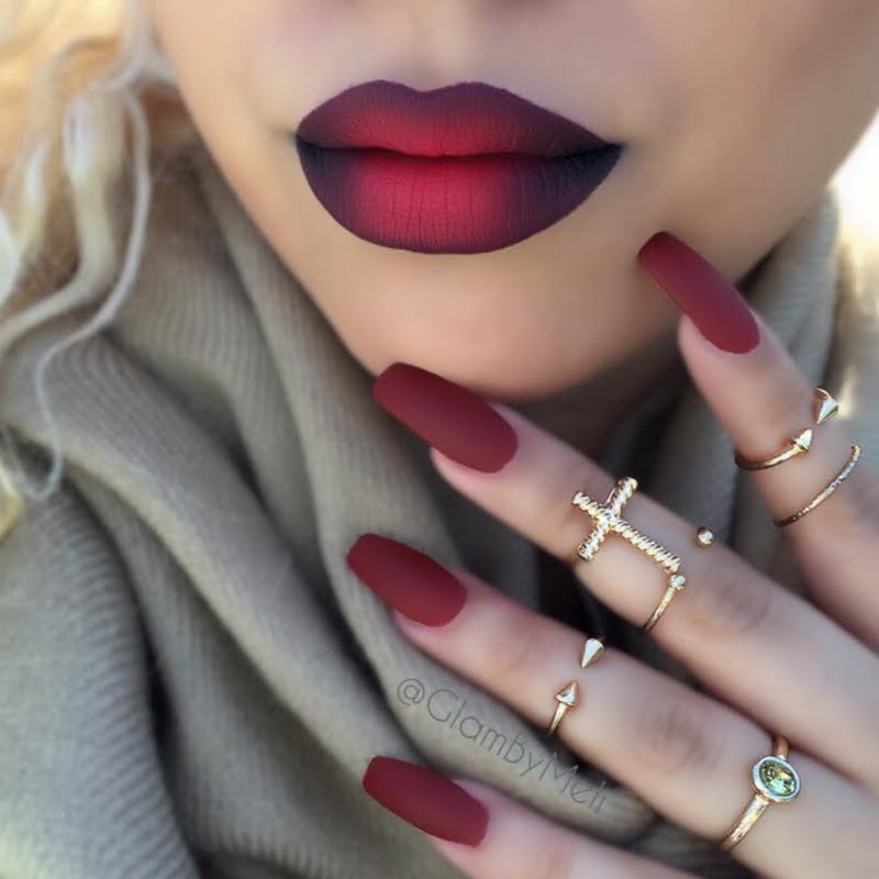 How To Perfectly Create An Awesome Ombre Lips ~ Black White Nation