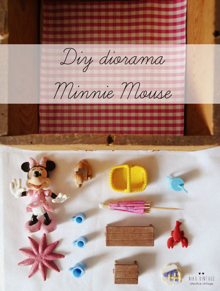 DIY DIORAMA MINNIE MOUSE | Prueba