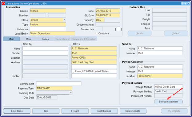 Oracle Applications: Oracle R12 Credit Card Payments Setups and Process