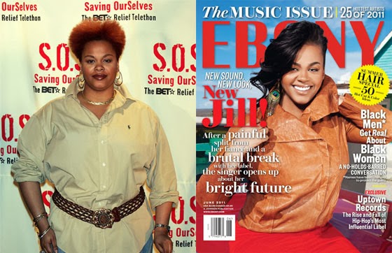 Jill Scott Weight Loss Before After ~ skin facial