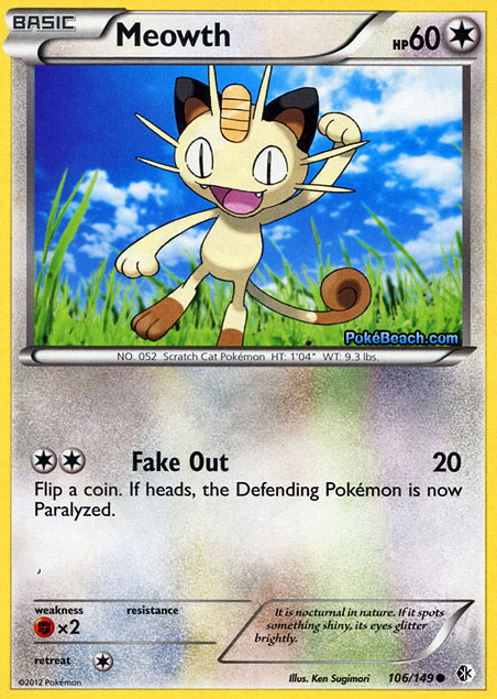 Meowth -- Boundaries Crossed Pokemon Card Review | PrimetimePokemon's Blog