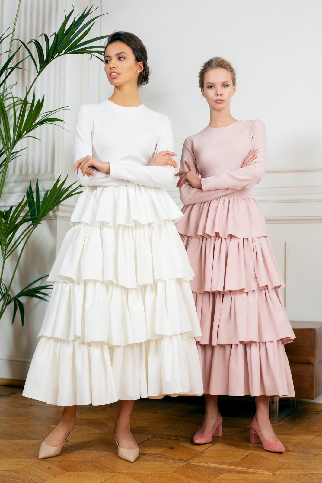 Airy Feminine Dresses by Yulia Prokhorova Beloe Zoloto. Moscow Fashion ...