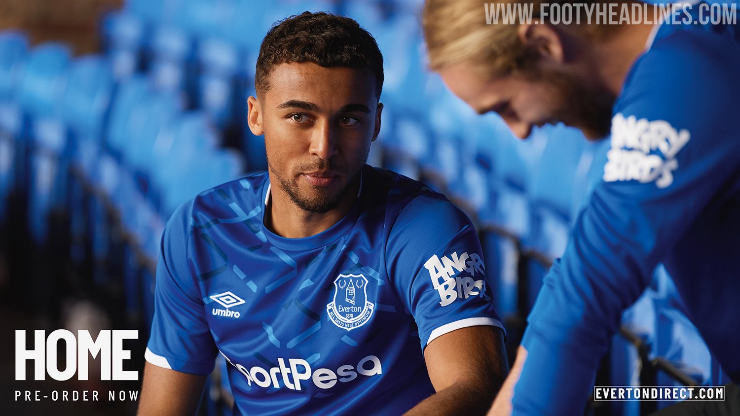 Everton 19-20 Home and Goalkeeper Kits Revealed - Footy Headlines