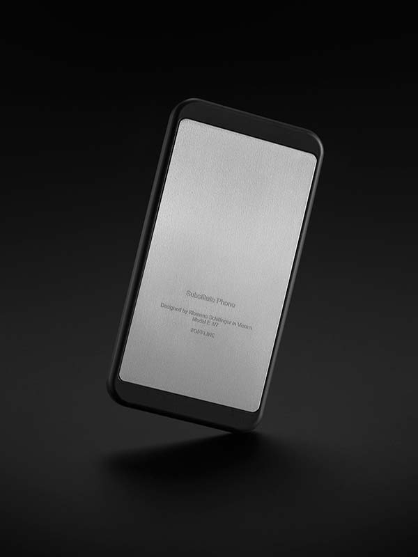 Smart Technics: 스마트폰 중독을 완화시켜줄 대체 전화 (Substitute Phone)