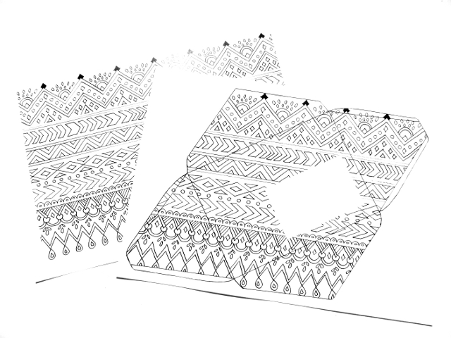 Free Printable Tribal Coloring Pages