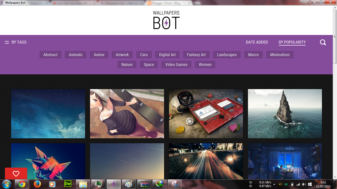 Oliver's Blog: [Software] Wallpaper Bot - 30.000+ hình nền chất lượng ...