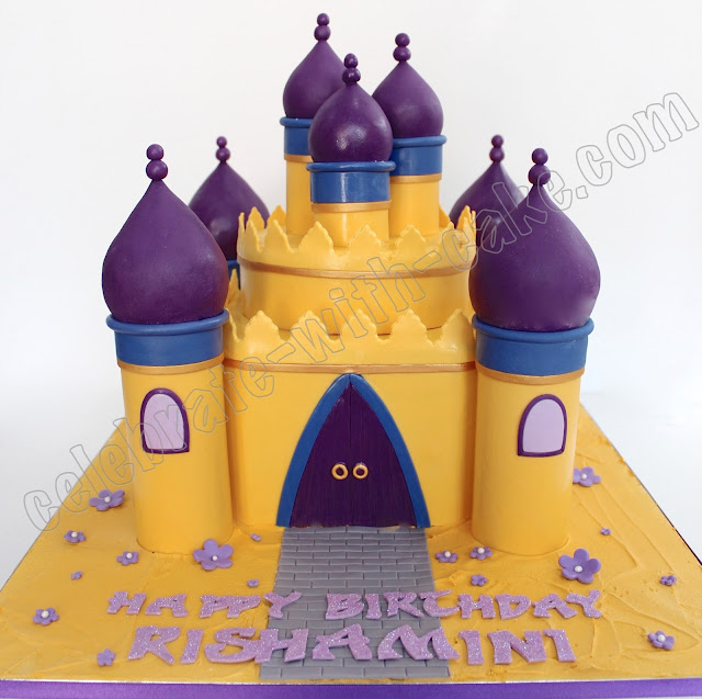 Celebrate with Cake!: 3D Sculpted Aladdin Castle Cake