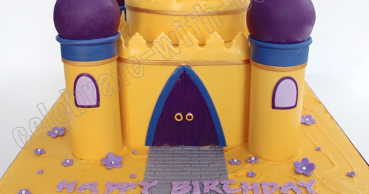 Celebrate with Cake!: 3D Sculpted Aladdin Castle Cake