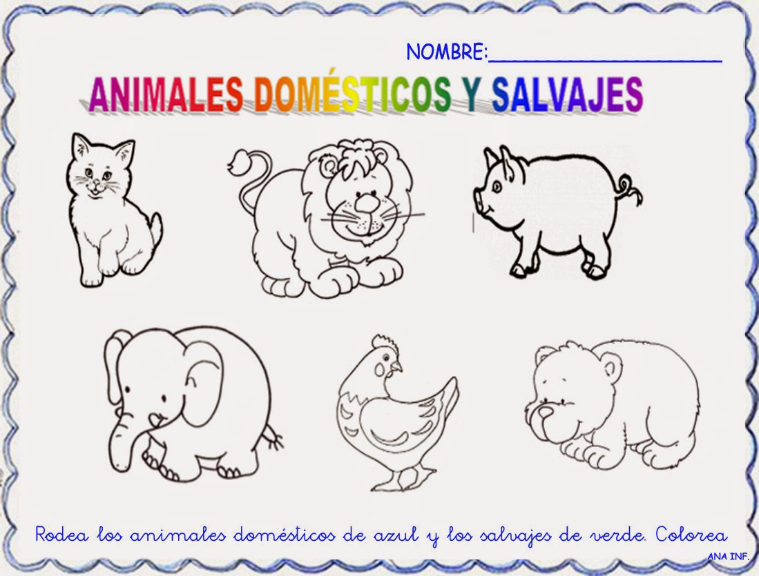 INFANTILES DE ANA V.: UNIDAD: ANIMALES Y MÁS ANIMALES